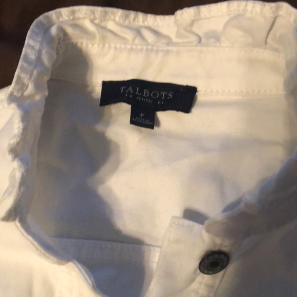 Talbots | Jackets & Coats | White Denim Jacket | Poshmark